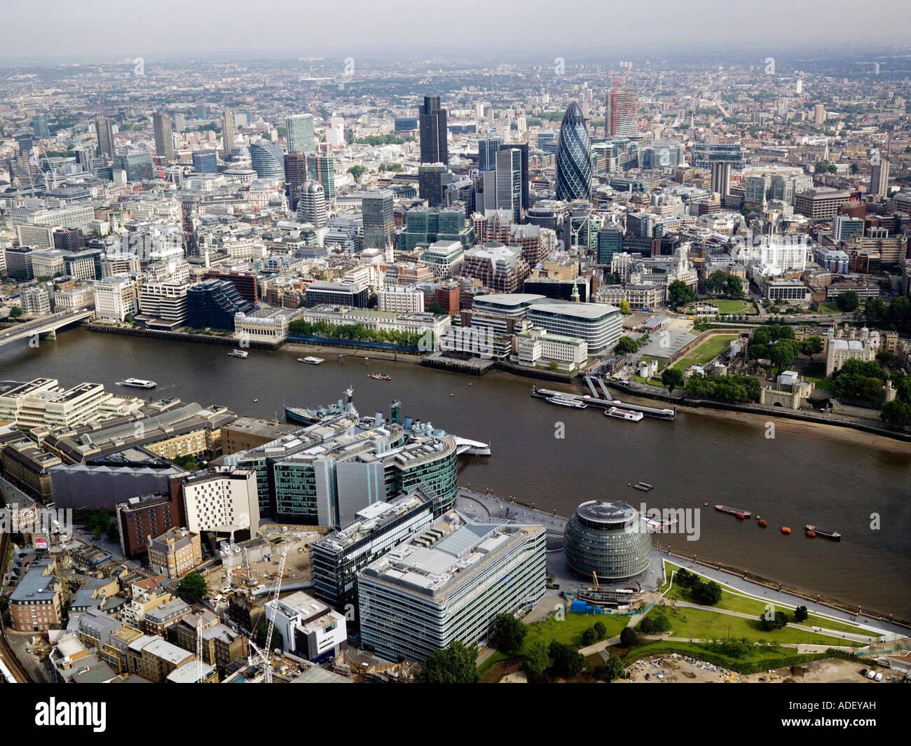 City of London aerial Stock Photo - Alamy