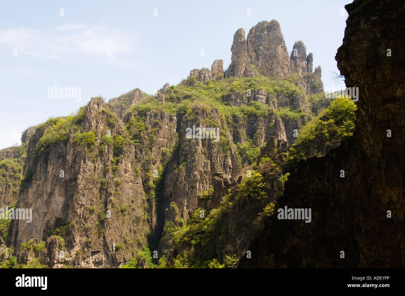 Wan Xian mountain recreation area Huixian city Henan Province China ...