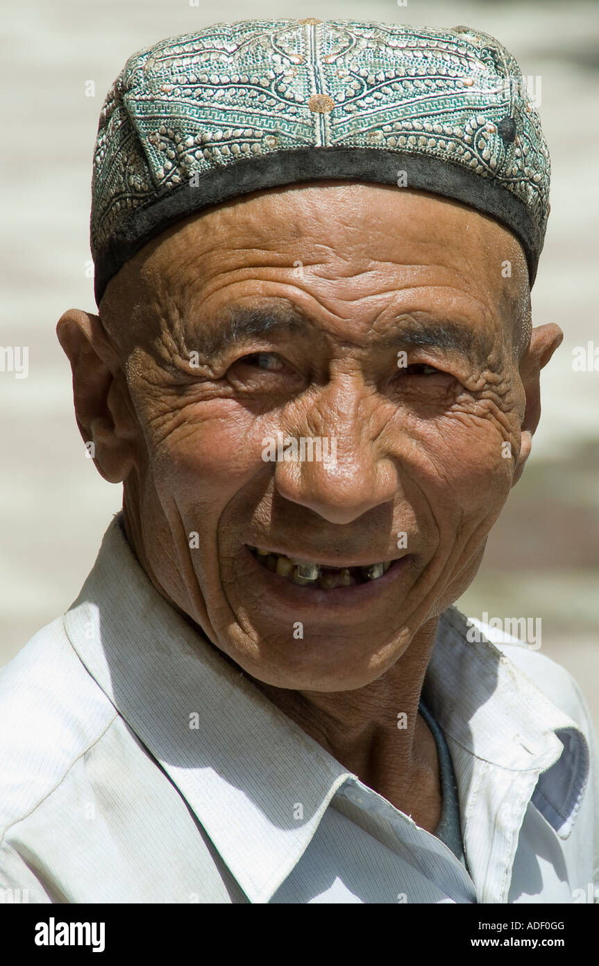 An Uighur man in Xinjiang, China Stock Photo - Alamy