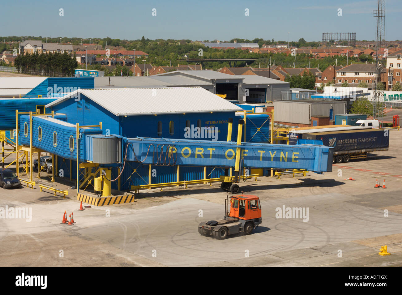 International Ferry Terminal Port of Tyne Tyneside England Stock Photo ...
