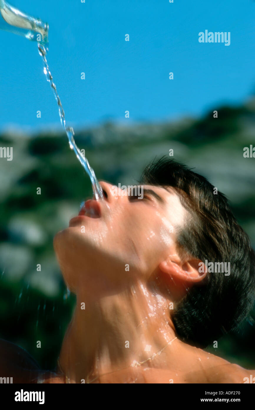 Digitally enhanced water splash hi-res stock photography and images - Alamy