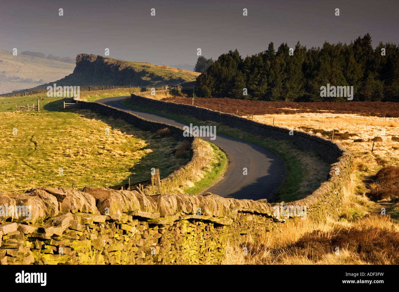 View of Windgather Rocks Near Macclesfield, Peak District National Park ...