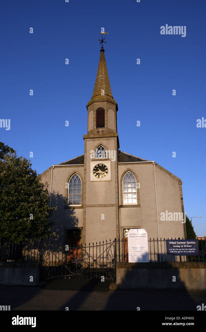 Crimond Parish Church near Fraserburgh, Aberdeenshire, Scotland, UK ...