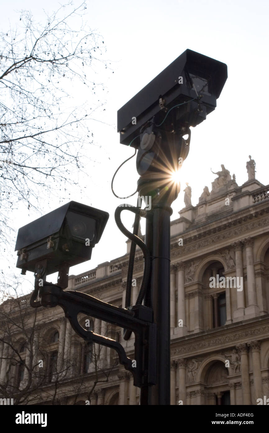 CCTV Whitehall London Stock Photo - Alamy