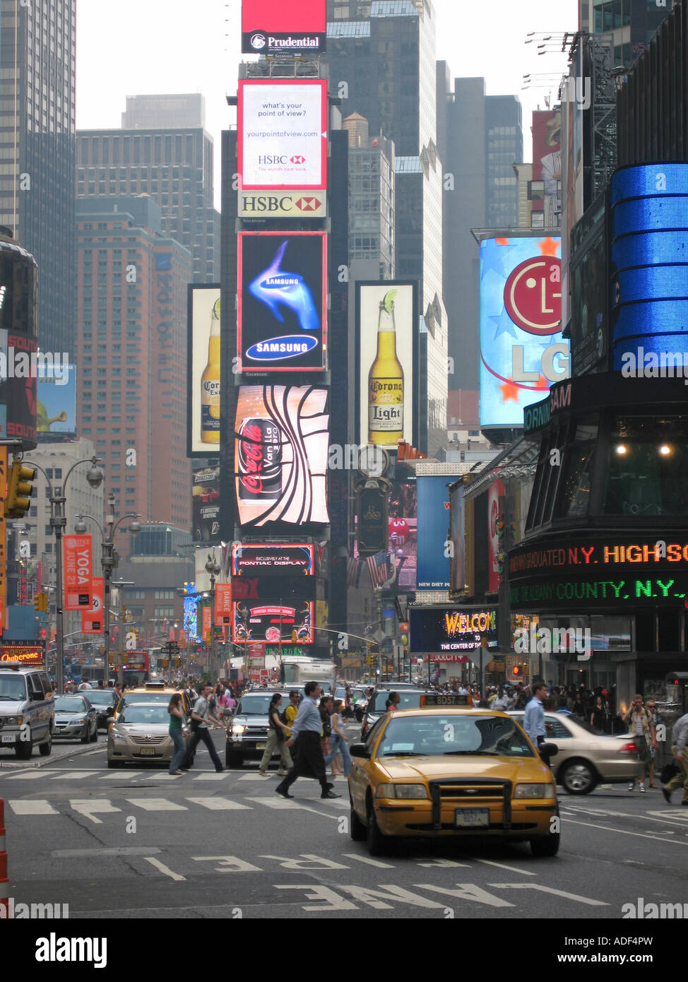Time Square in New York City Stock Photo - Alamy