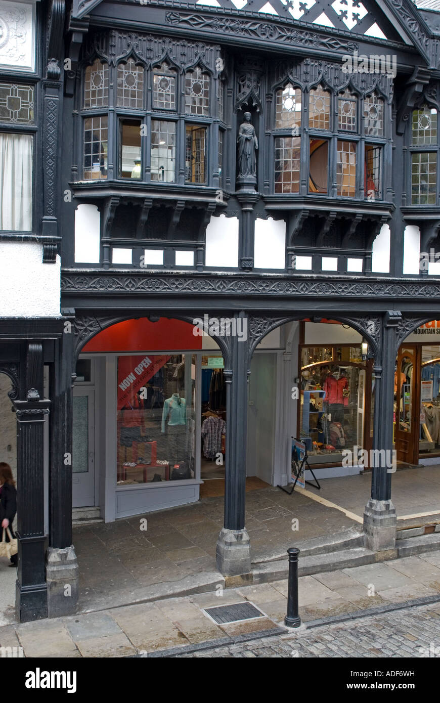 Shop in half timbered Tudor building in Northgate Street in the ...