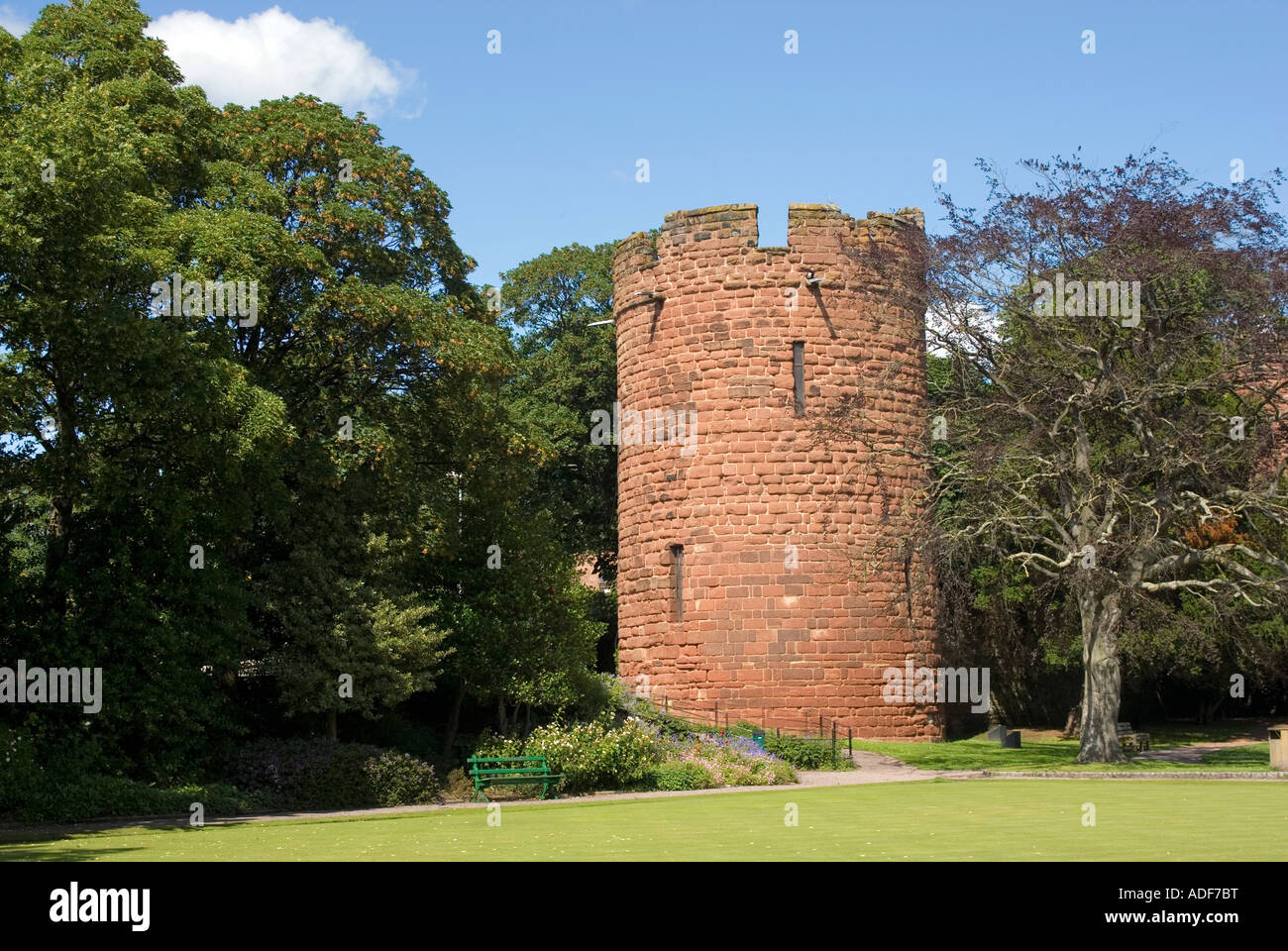 Water Tower in Water Tower Park in the historic city of Chester the ...