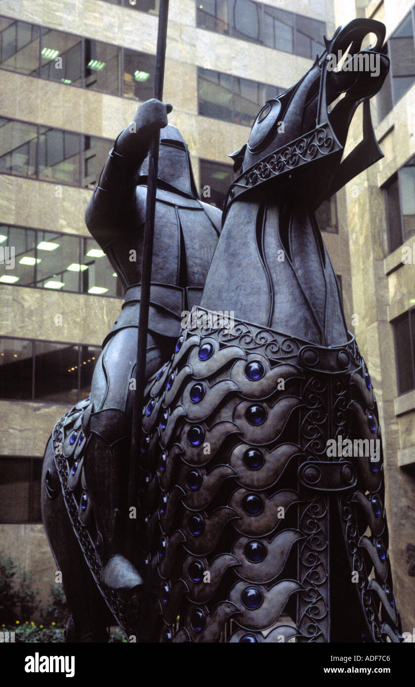 Statue of Knight Stock Photo - Alamy
