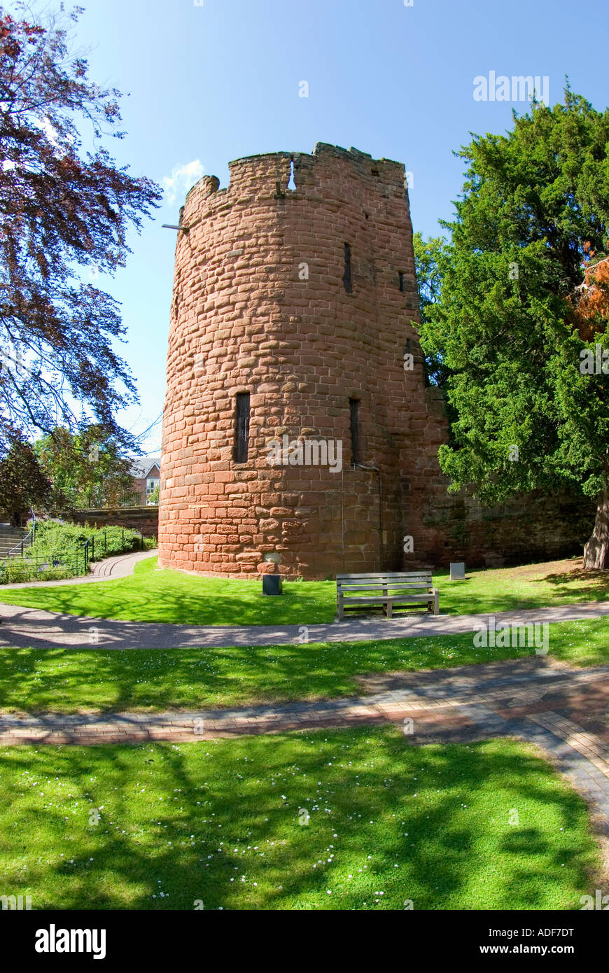 Water Tower in Water Tower Park in the historic city of Chester the ...