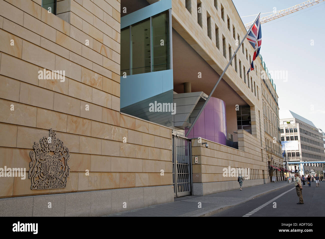 British embassy in Berlin Germany architect Michael Wilford Stock Photo ...