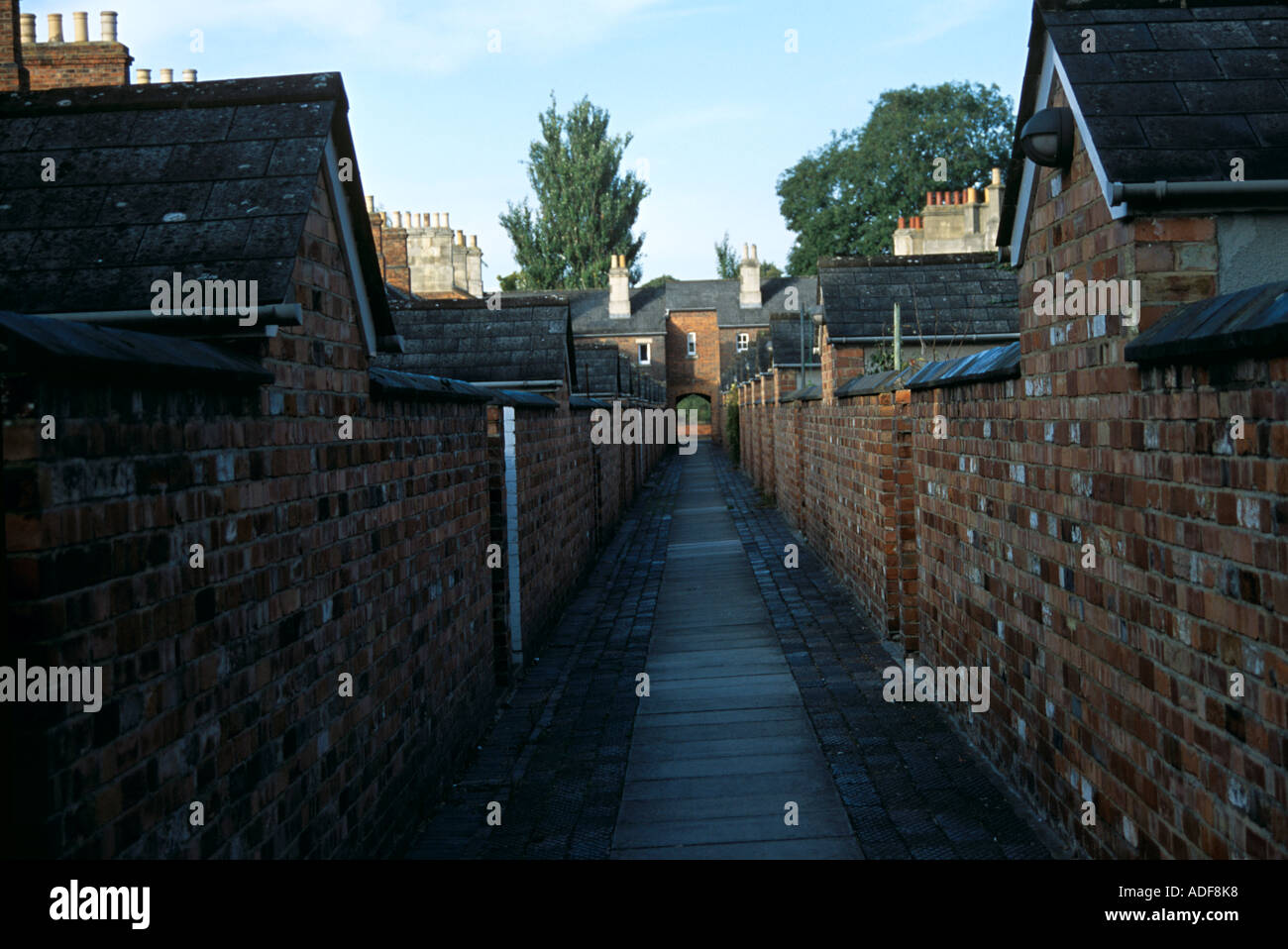 View through the back alleys of the Victorian Great Western Railway ...