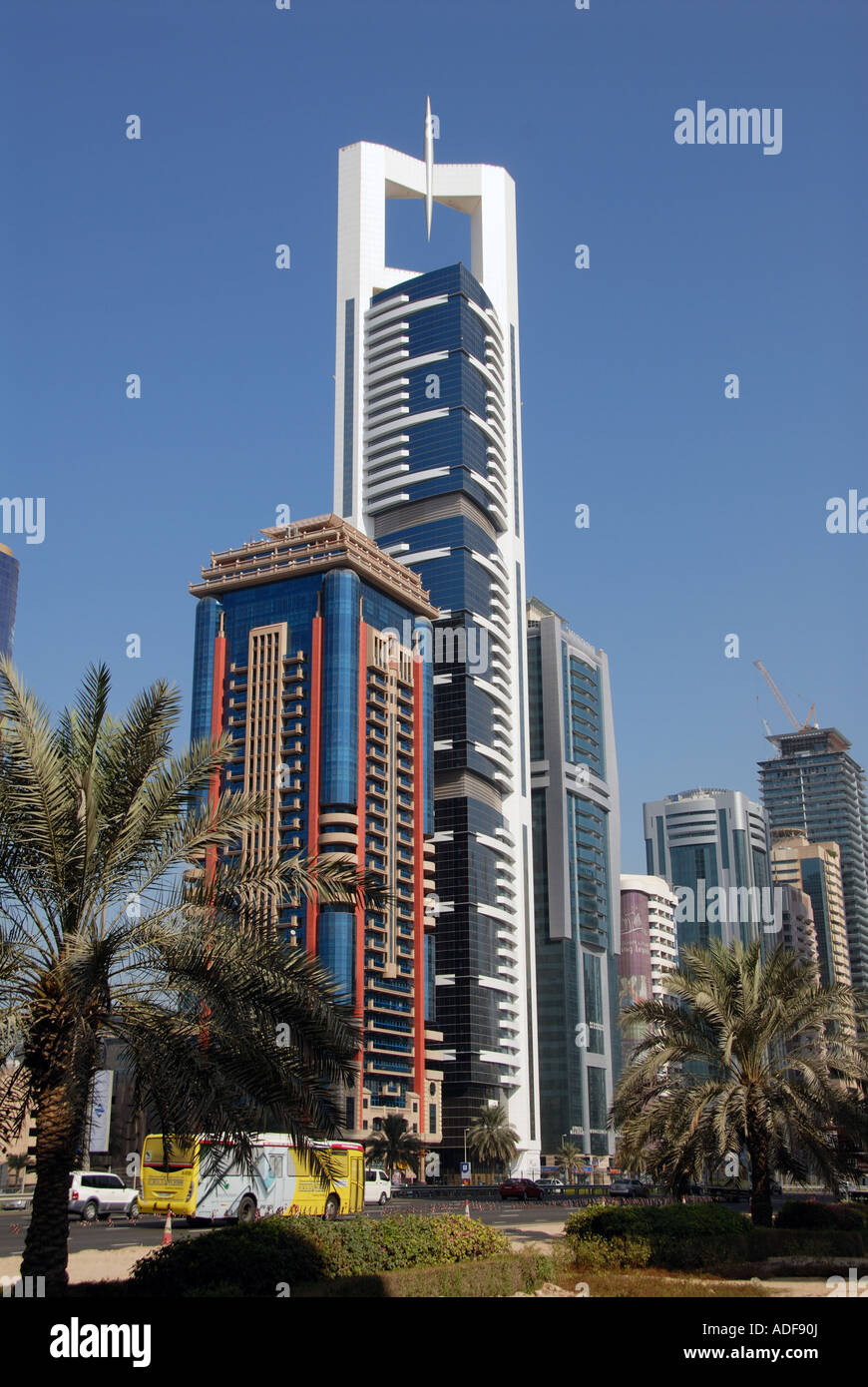 Sheikh zayed road dubai trade centre hi-res stock photography and ...