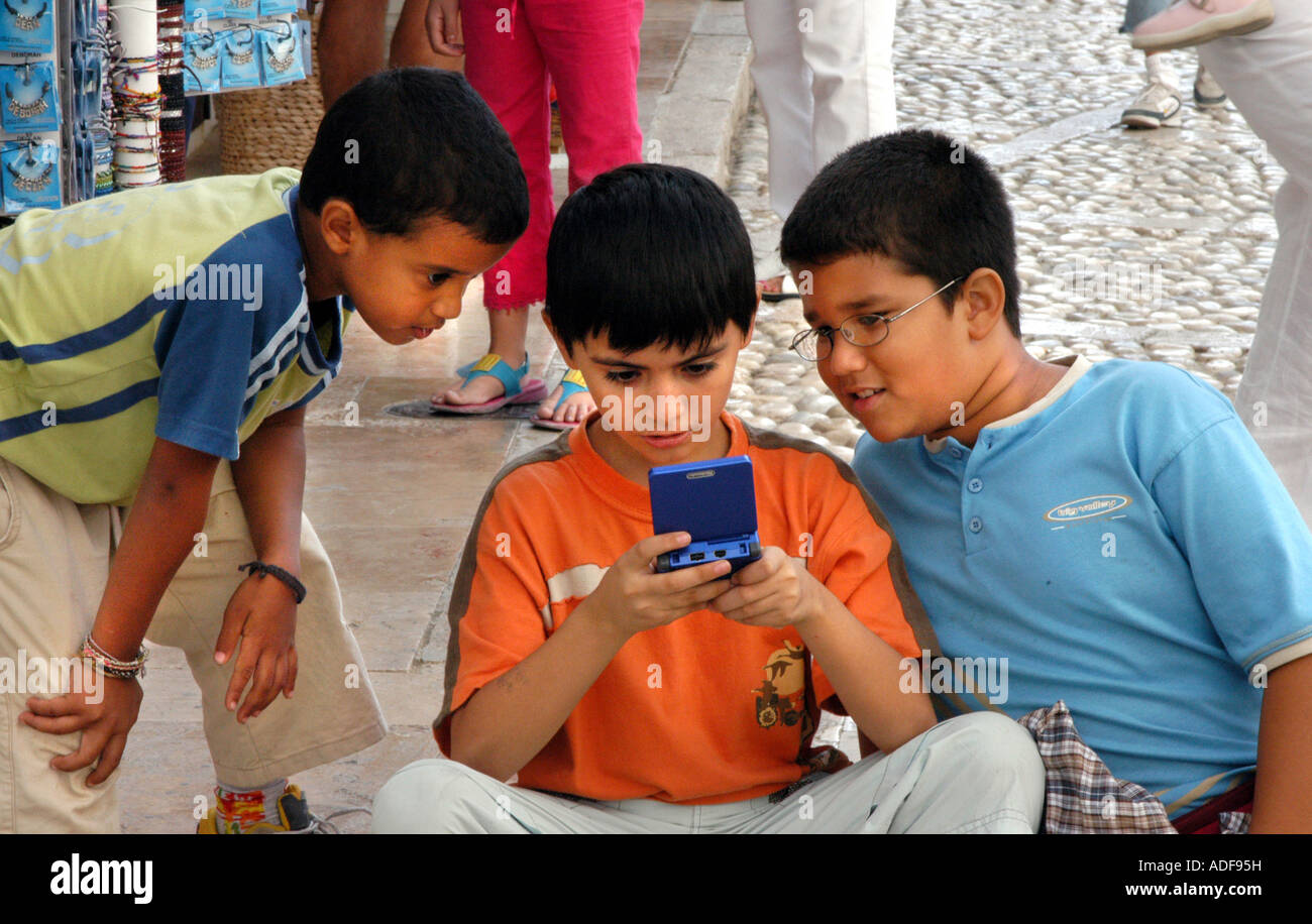Games Boys Spain Stock Photo - Alamy