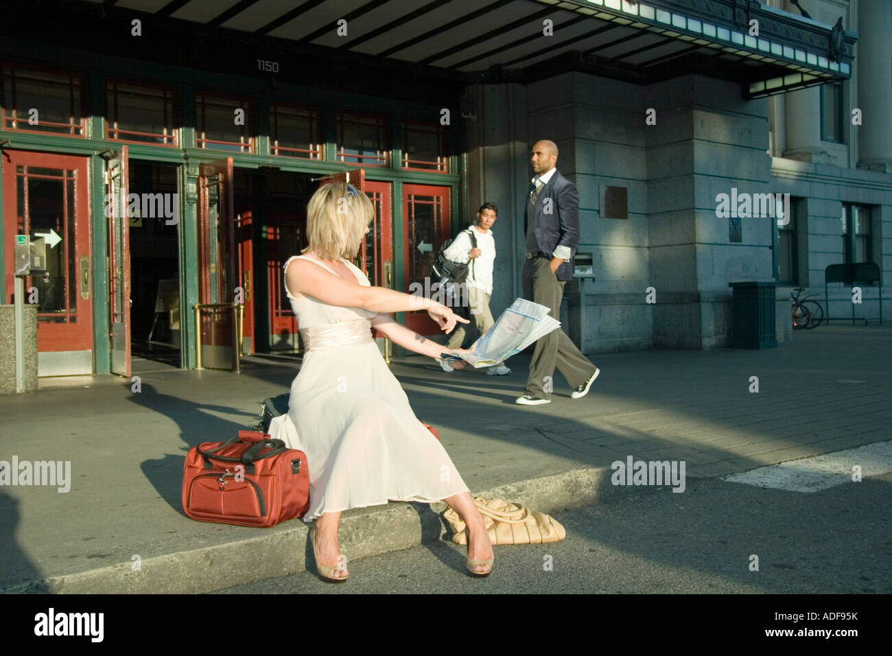 Giving directions map hi-res stock photography and images - Alamy