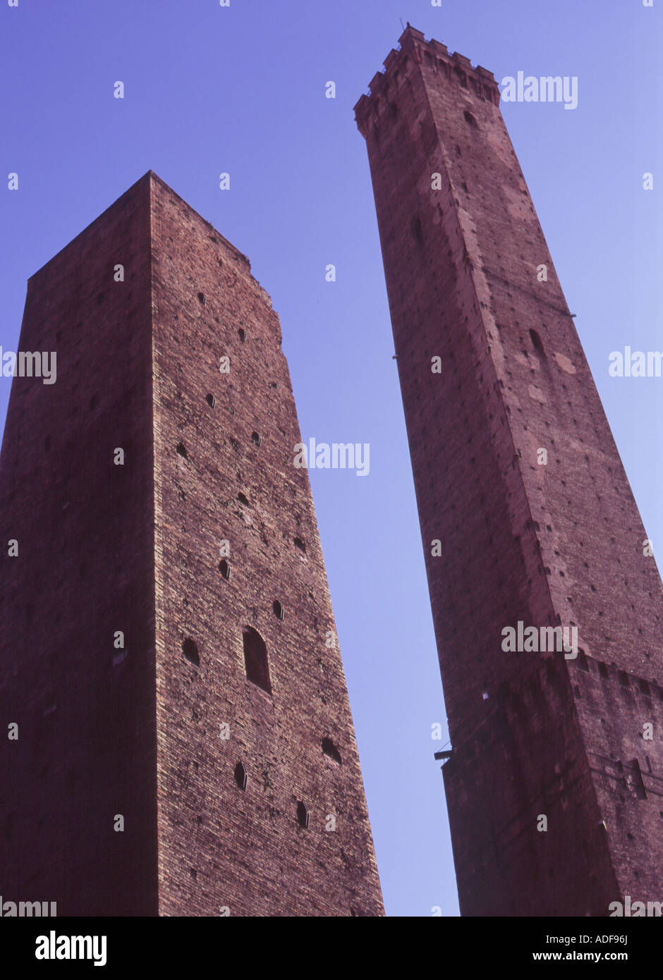 Medieval towers Bologna Italy Stock Photo - Alamy