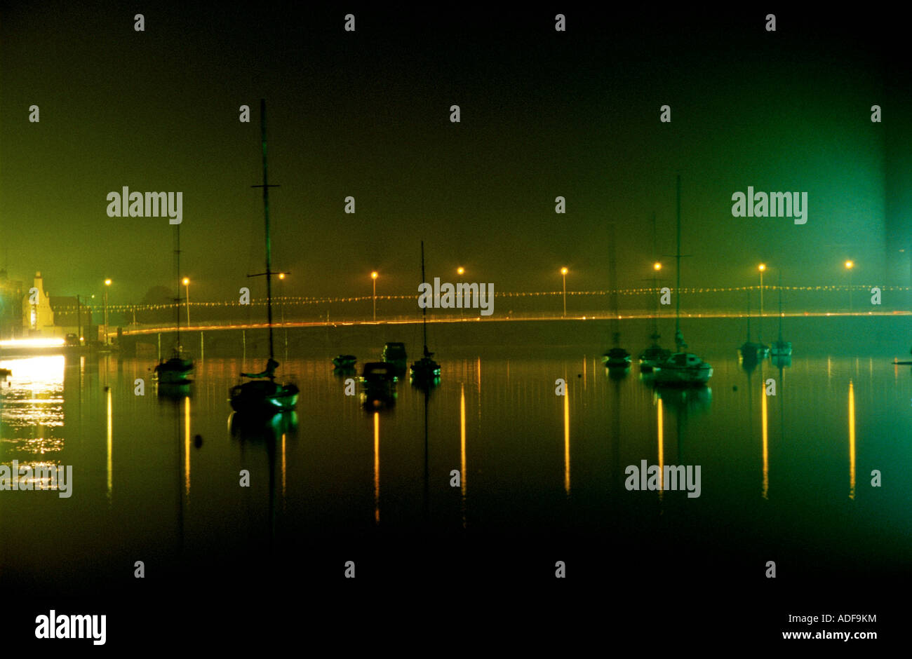 Arklow Bridge at night in Ireland Stock Photo - Alamy