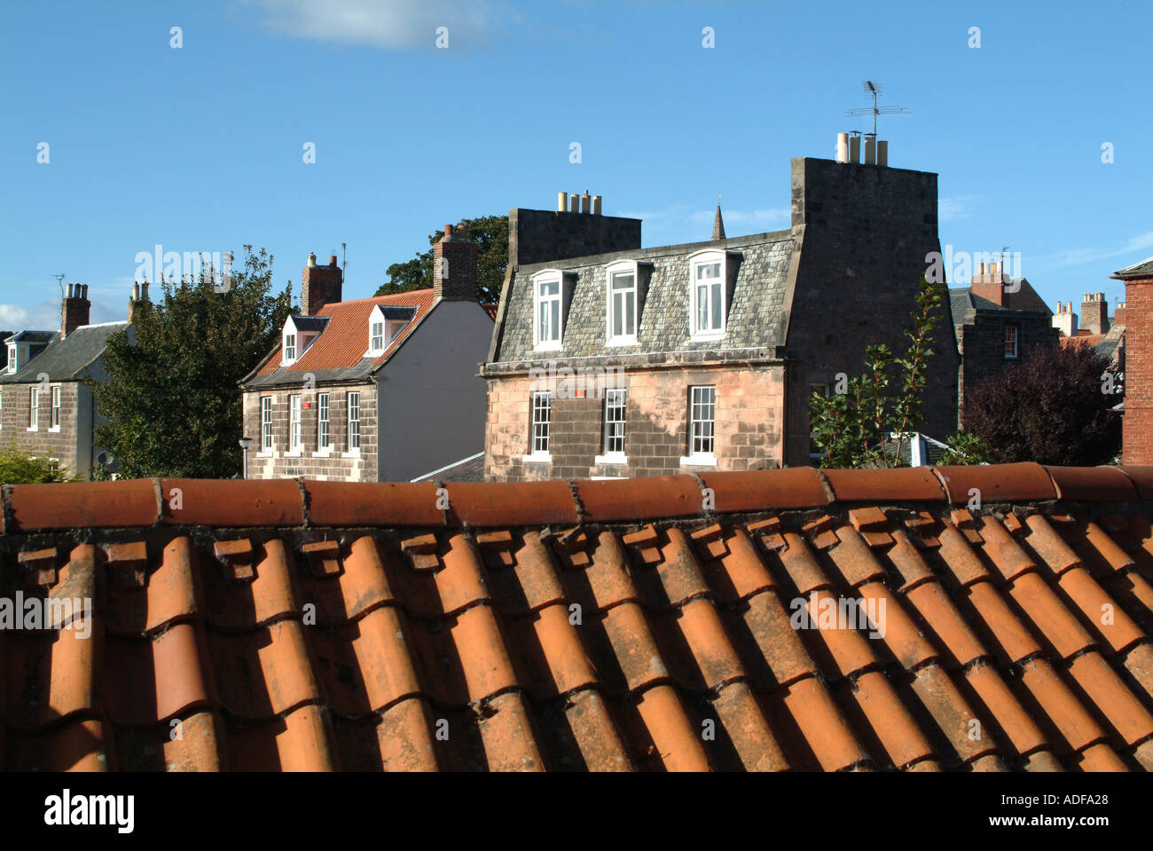 Roof georgian chimney pots hi-res stock photography and images - Alamy