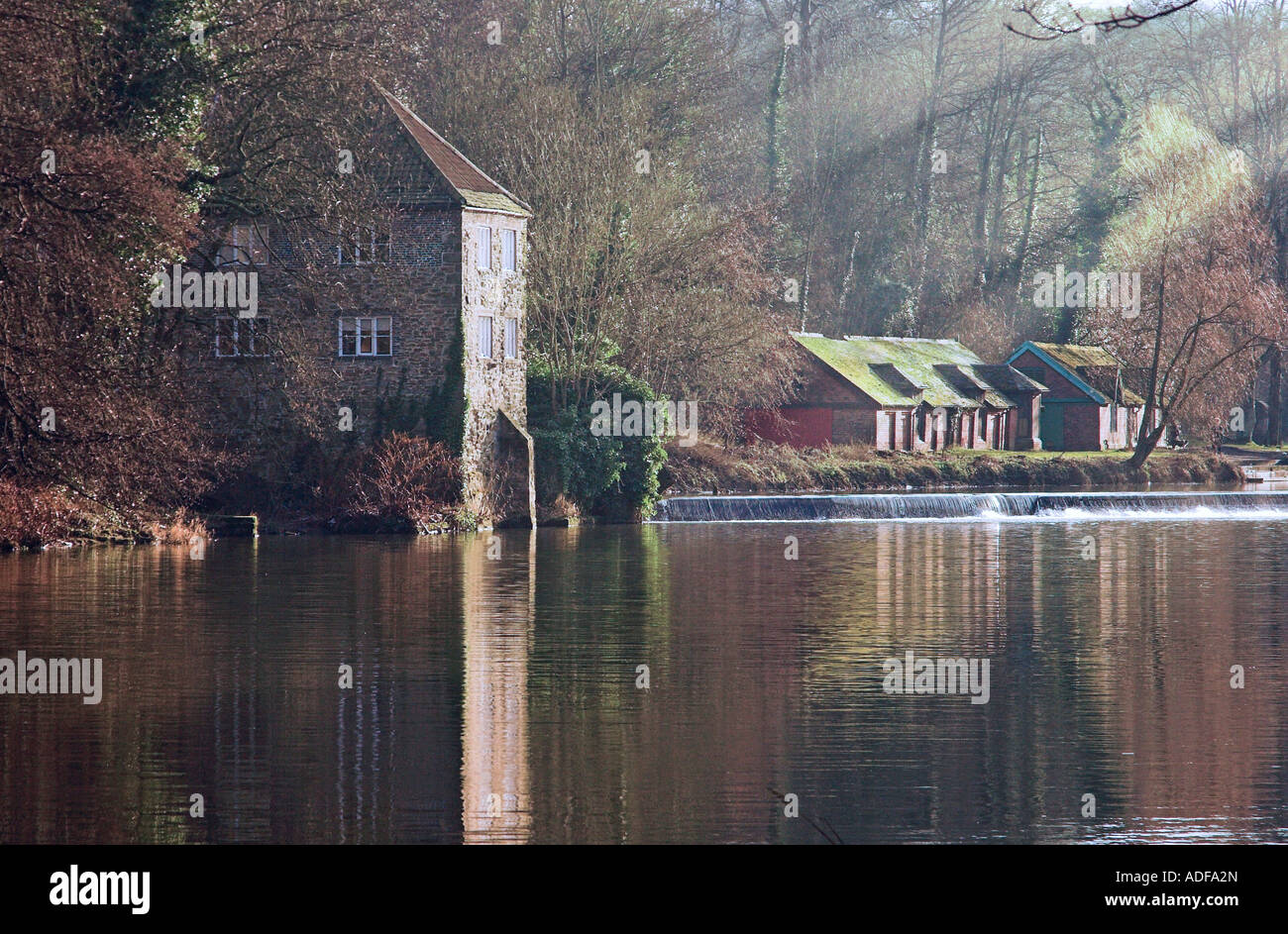 Durham boat house County Durham Stock Photo - Alamy