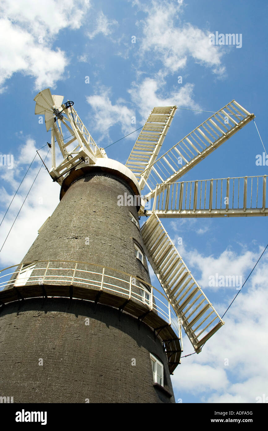 Heckington Windmill 8 Sail Lincolnshire Stock Photo - Alamy