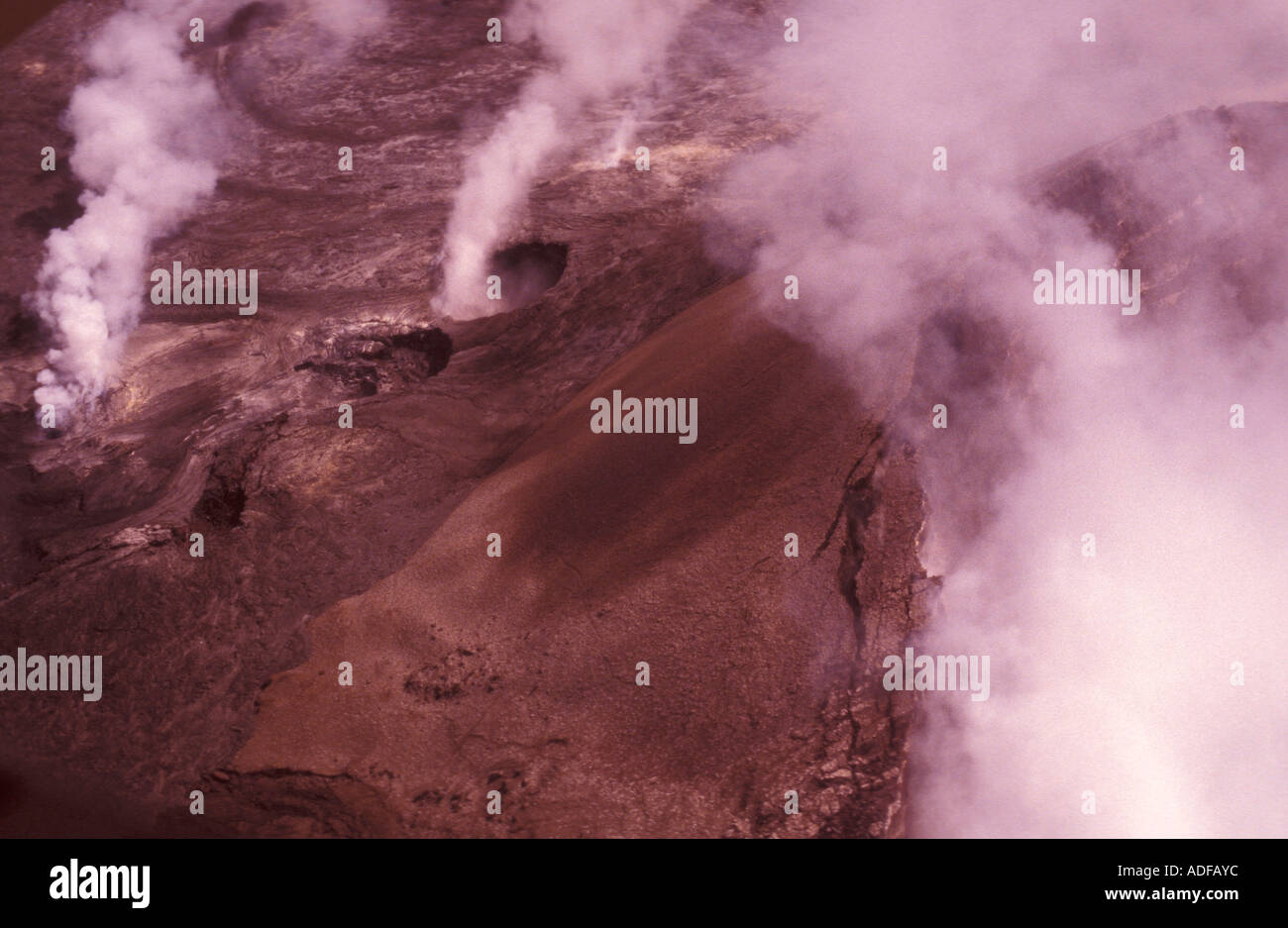 Kilauea Caldera volcano Volcanoes national park Big Island Hawaii ...