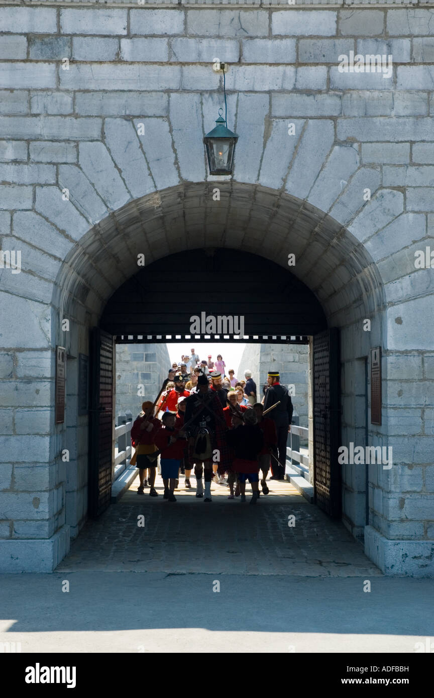 People entering gate at Fort Henry Stock Photo - Alamy