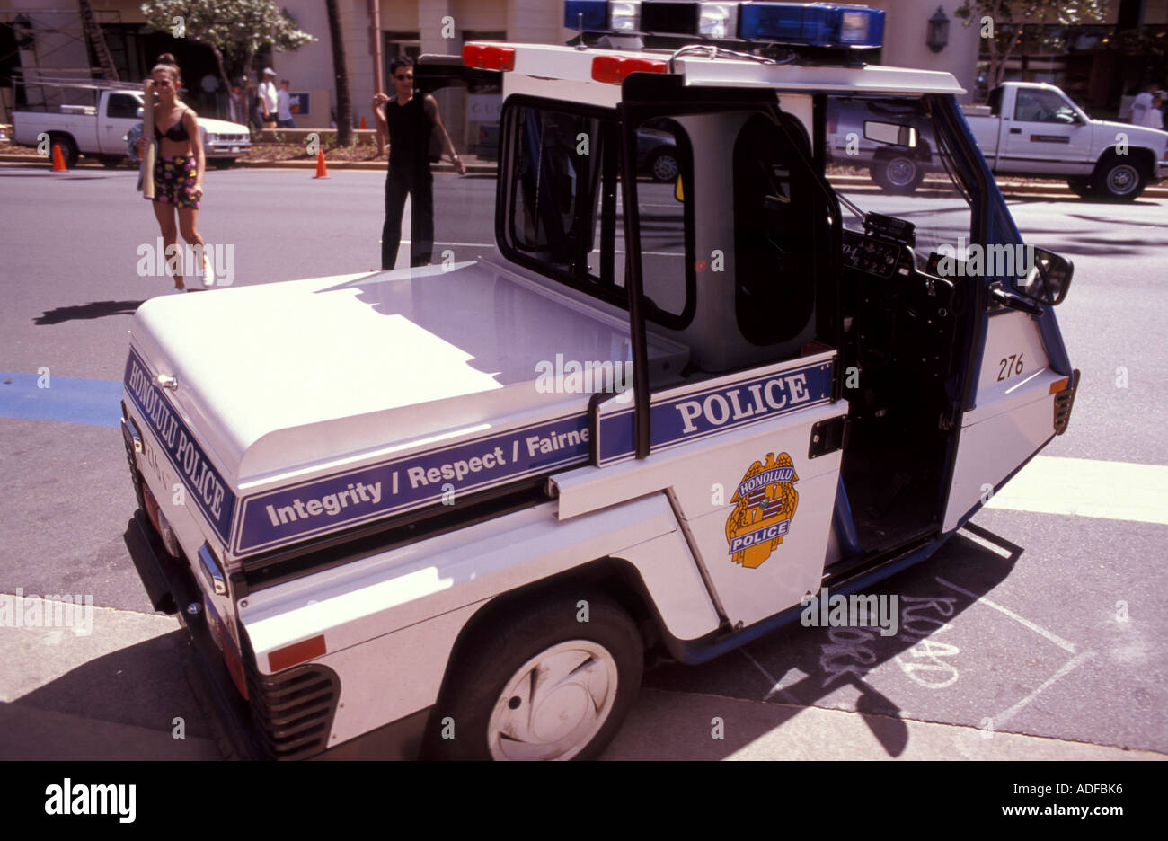 Police Waikiki Beach Oahu island Hawaii United States of America North ...