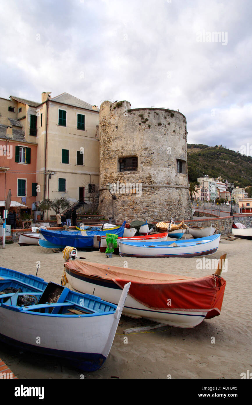 Boat Laigueglia Ligury Italy Stock Photo - Alamy
