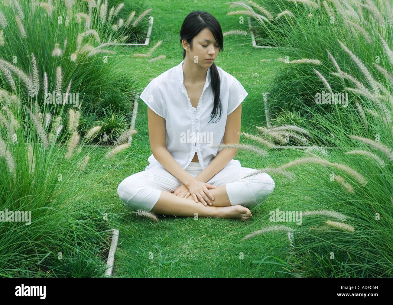 Maiden meditation hi-res stock photography and images - Alamy