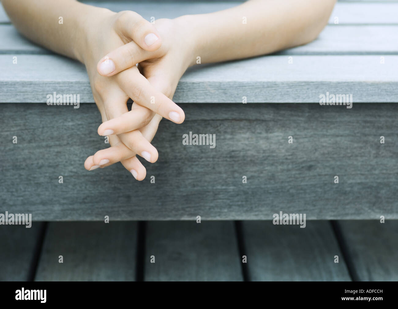 Clasped hands hi-res stock photography and images - Alamy