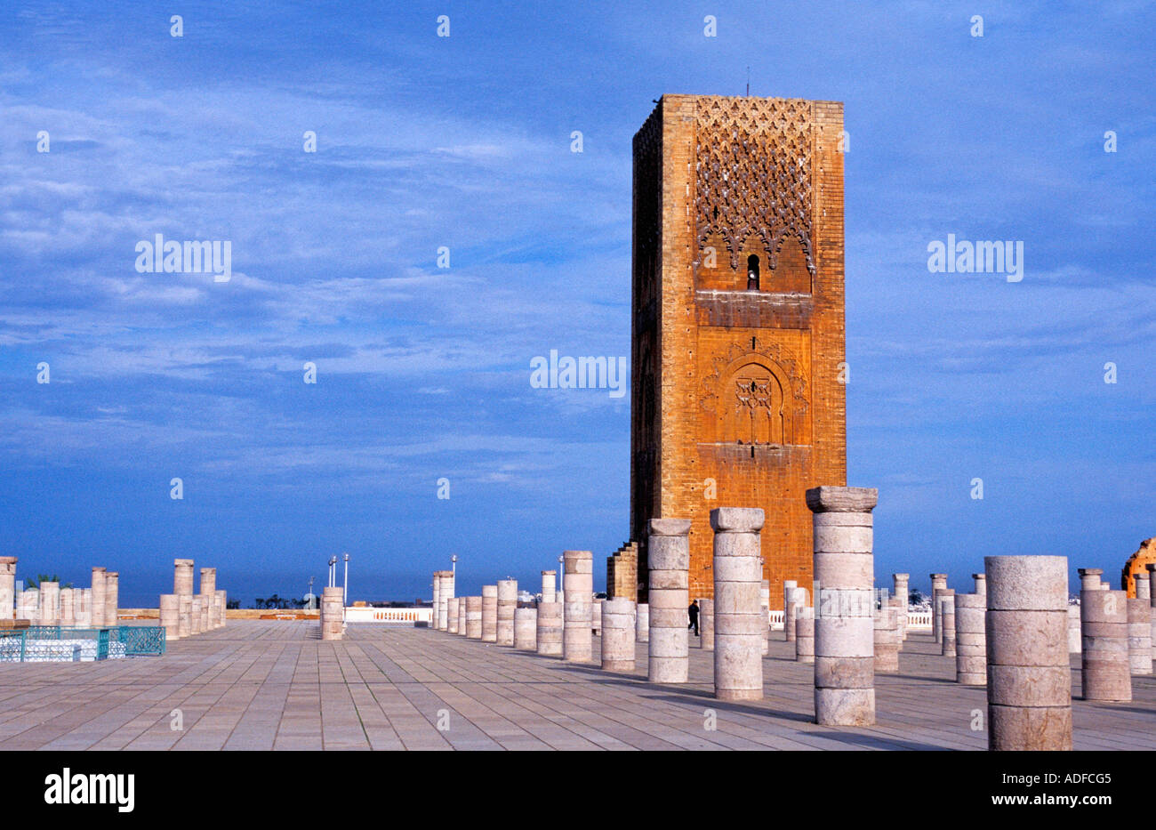 Hassan tower Rabat Morocco North Africa Africa Stock Photo - Alamy