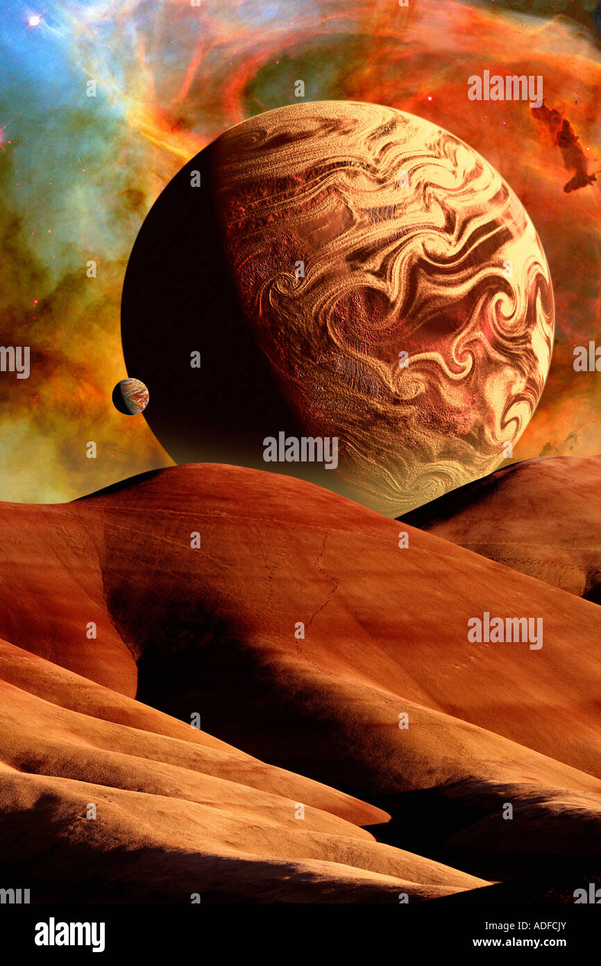 The view from another planet Stock Photo - Alamy