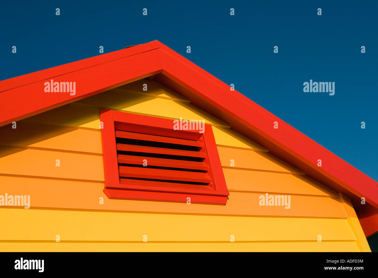 Iconic bathing boxes on beach Brighton Victoria Australia Stock Photo ...