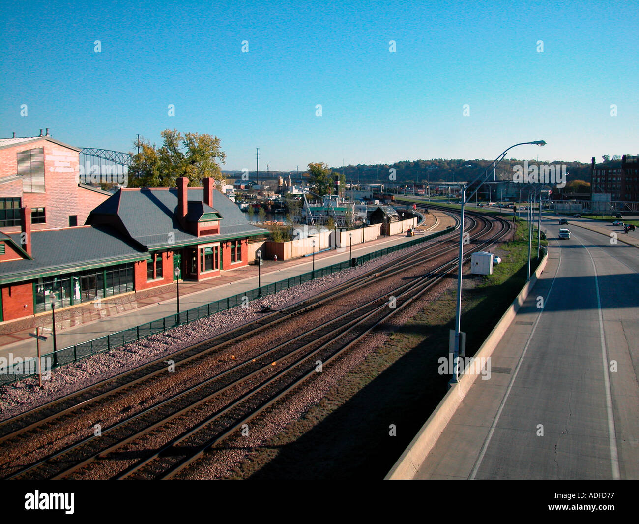 Dubuque iowa railroad hi-res stock photography and images - Alamy