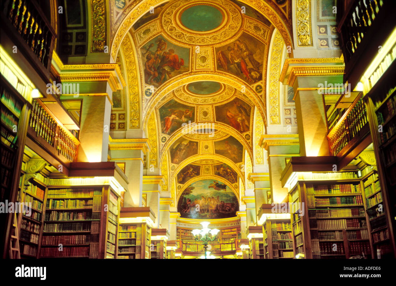 Paris national library interior hi-res stock photography and images - Alamy