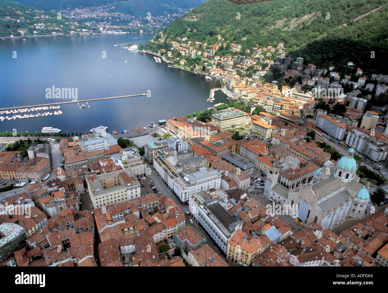 Como cathedral aerial hi-res stock photography and images - Alamy