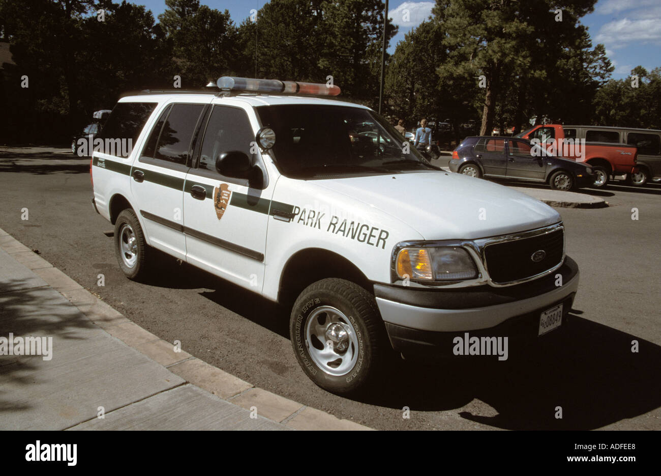 Grand Canyon Arizona USA Park Rangers Vehicle Stock Photo - Alamy