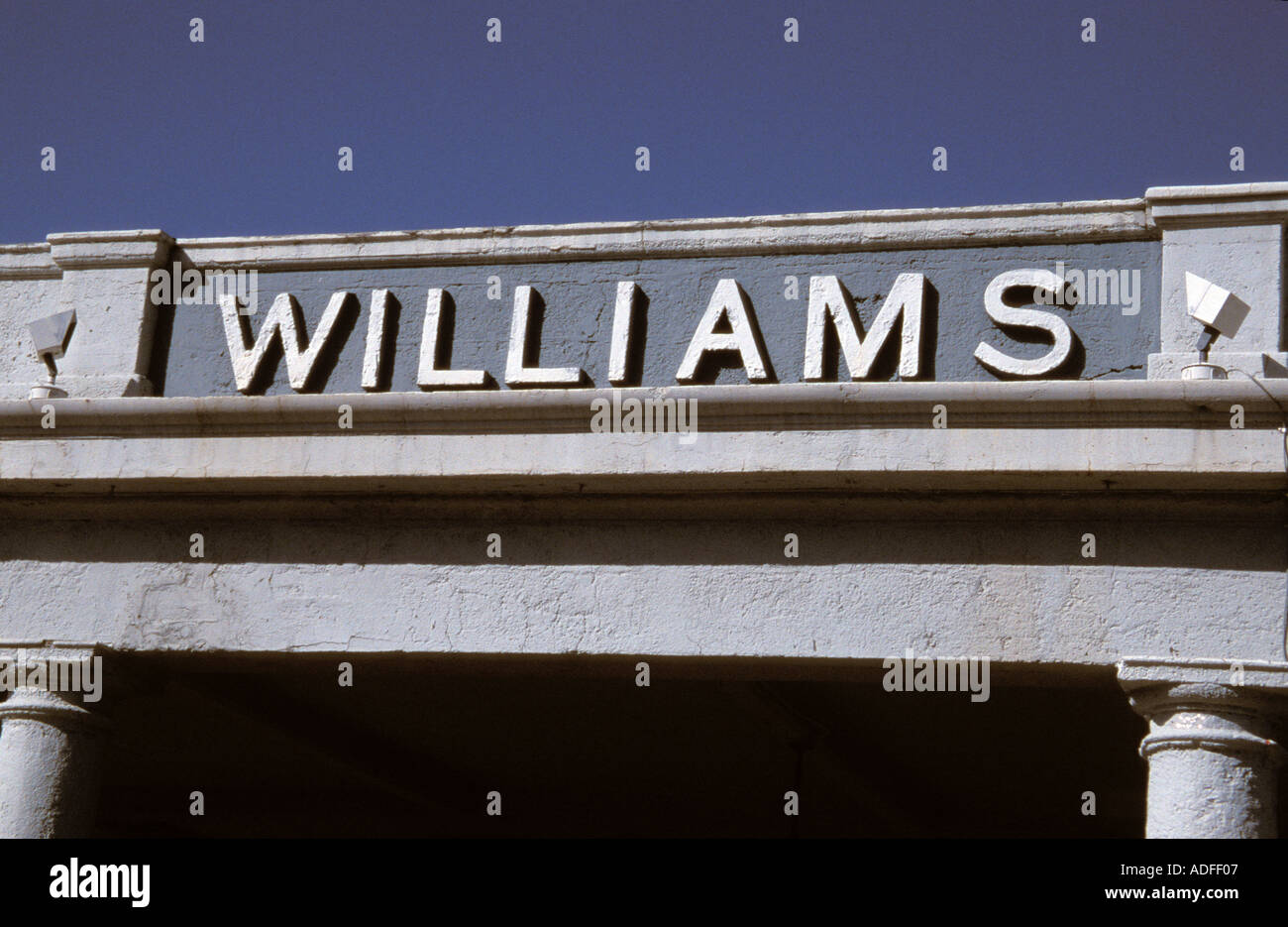 Williams Arizona USA Railroad Railway Station Depot Station Sign Grand ...