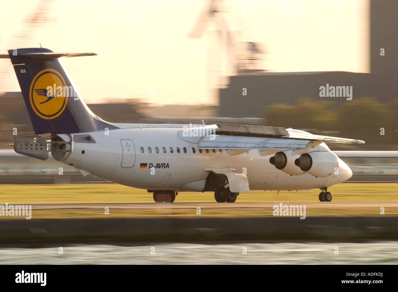 Lufthansa BAE Systems Avro 146-RJ85 Stock Photo - Alamy
