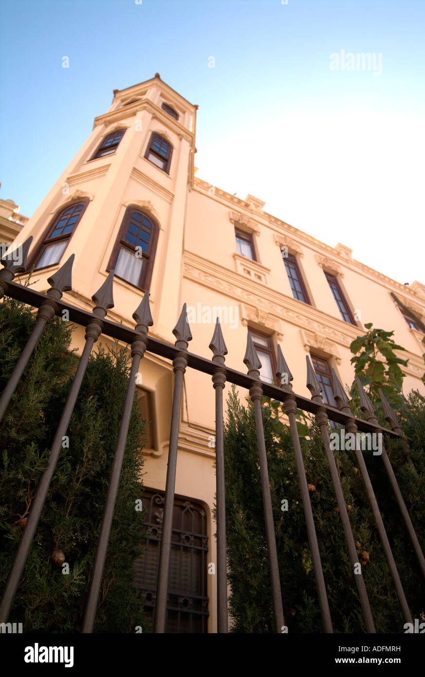 Romantic style building. Valencia. Spain Stock Photo - Alamy