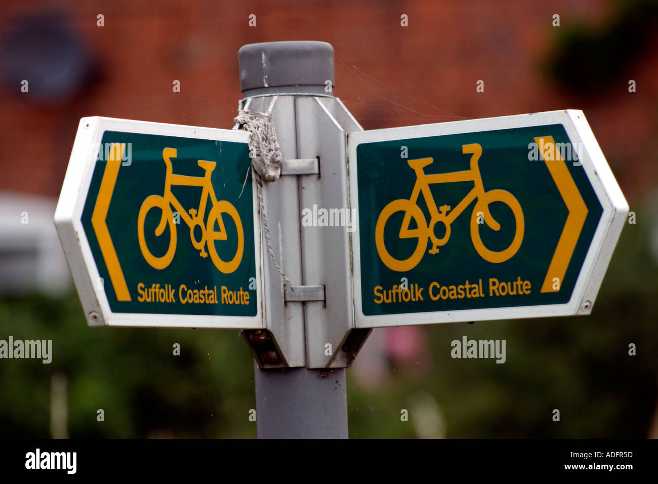 Direction sign for coastal cycling route hi-res stock photography and ...