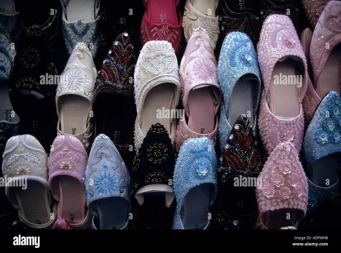 Colored Moroccan Slippers High Resolution Stock Photography and Images ...