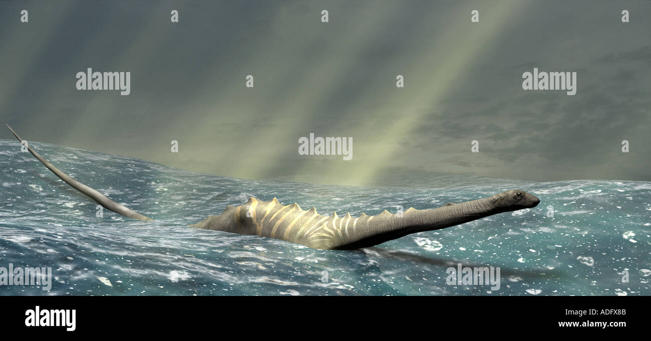 Underwater dinosaur myth hi-res stock photography and images - Alamy