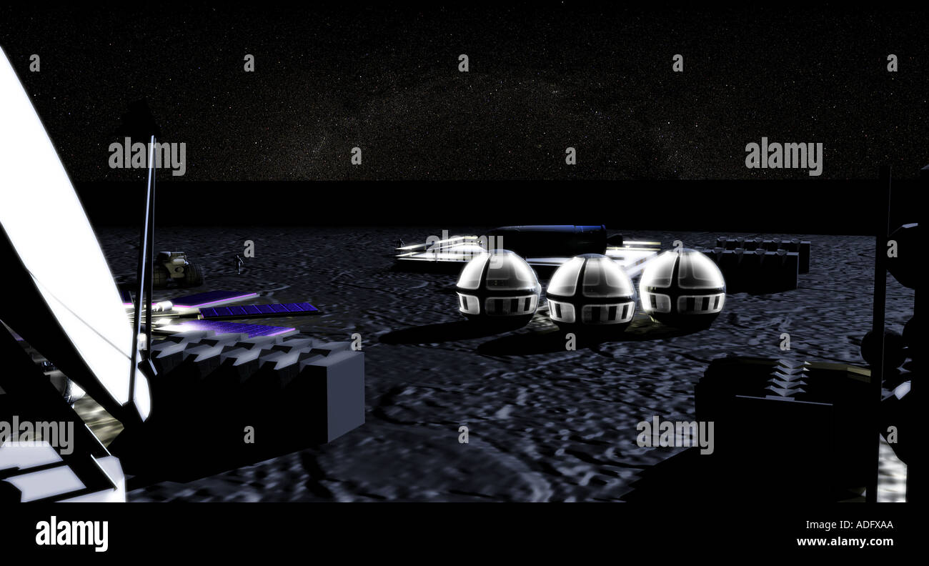 Moon base hi-res stock photography and images - Alamy