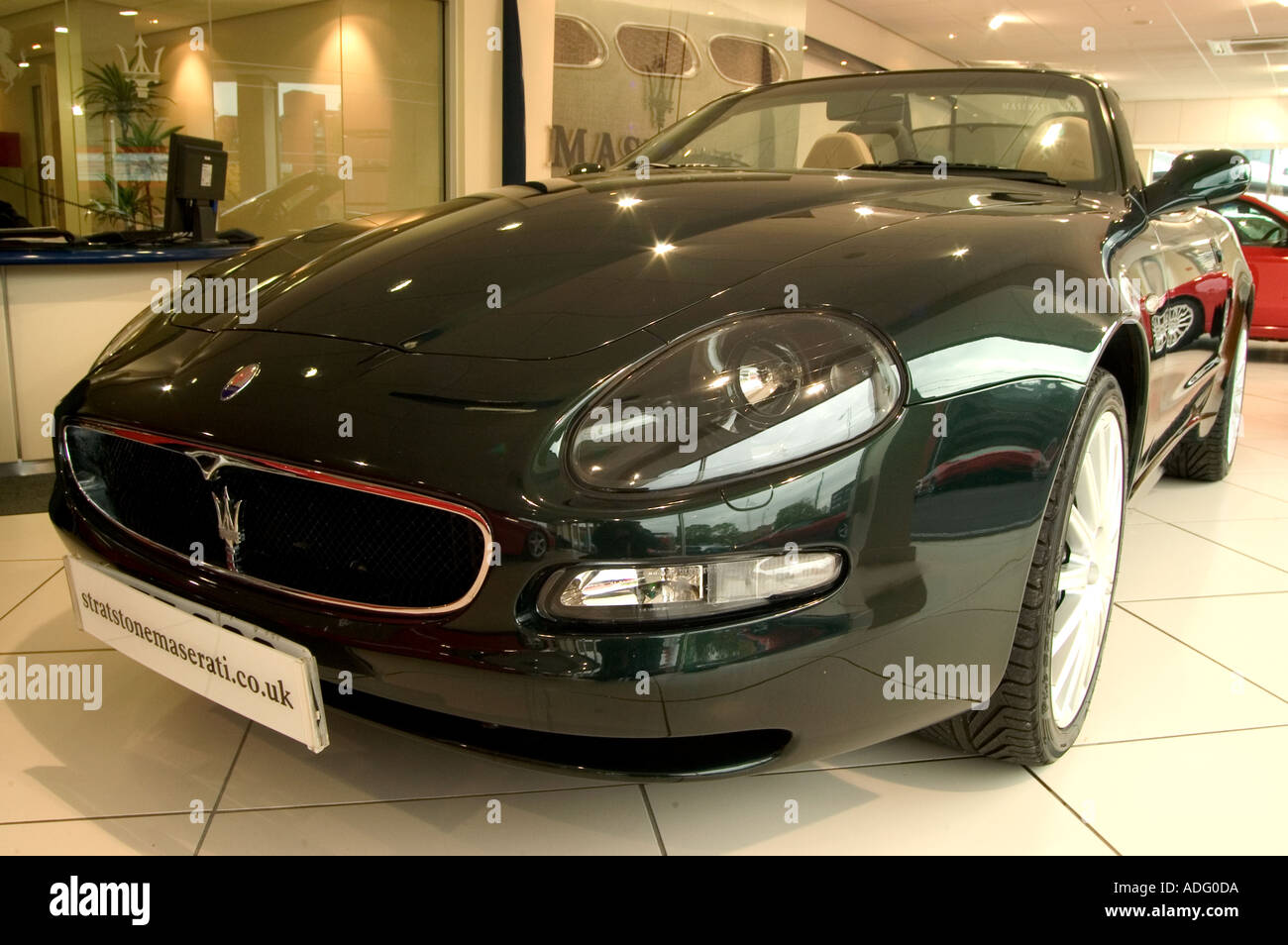 Maserati modern car expensive symbol new Stock Photo - Alamy