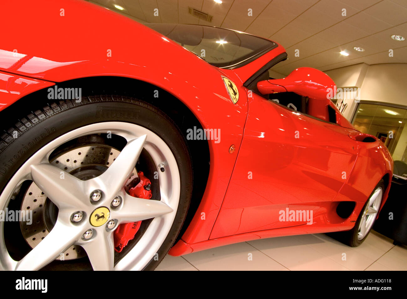 Ferrari modern car expensive symbol new Stock Photo - Alamy