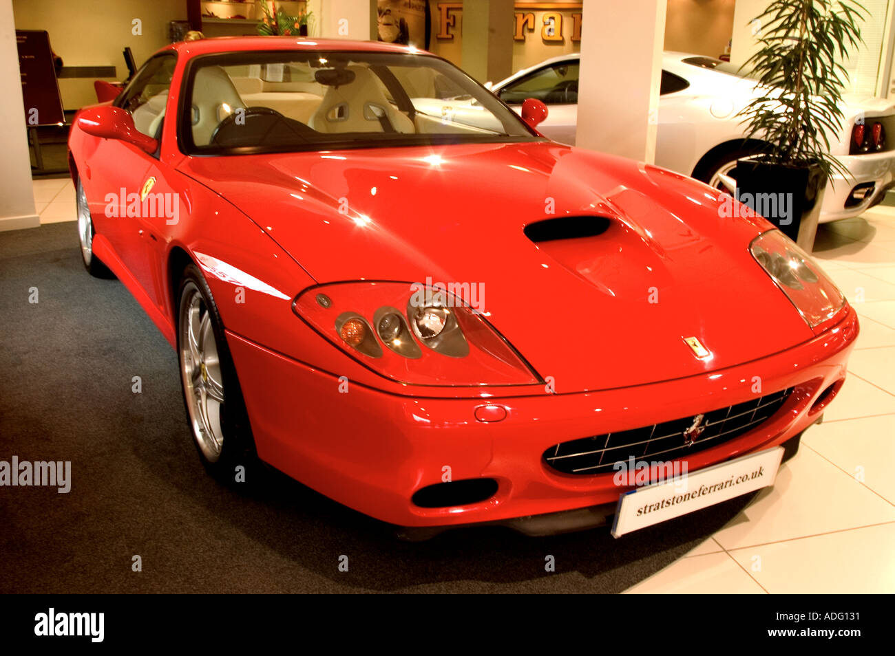 Ferrari modern car expensive symbol new Stock Photo - Alamy