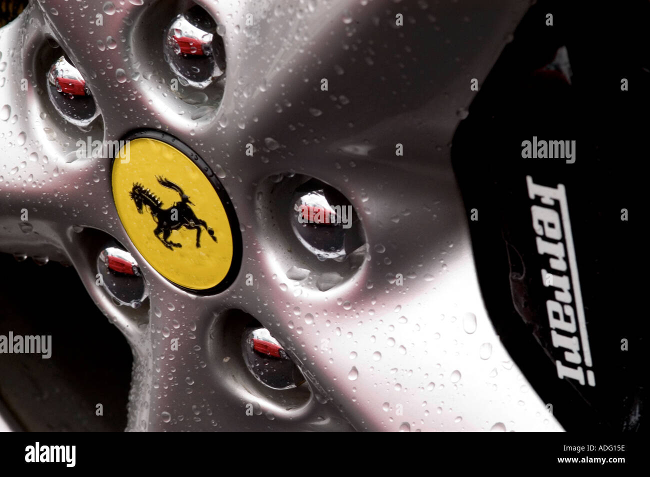 Ferrari modern car expensive symbol Stock Photo - Alamy