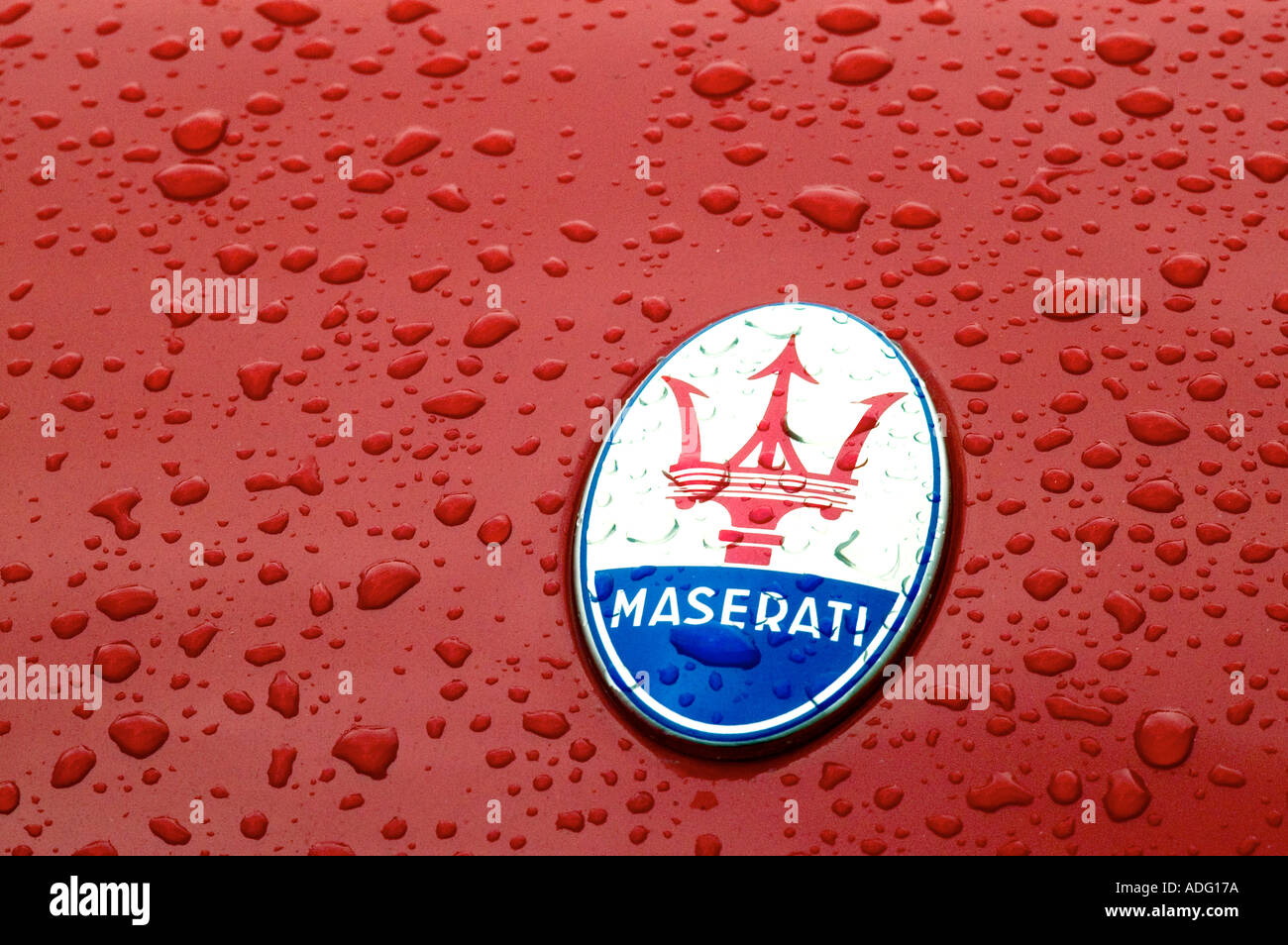 Maserati modern car expensive symbol Stock Photo - Alamy