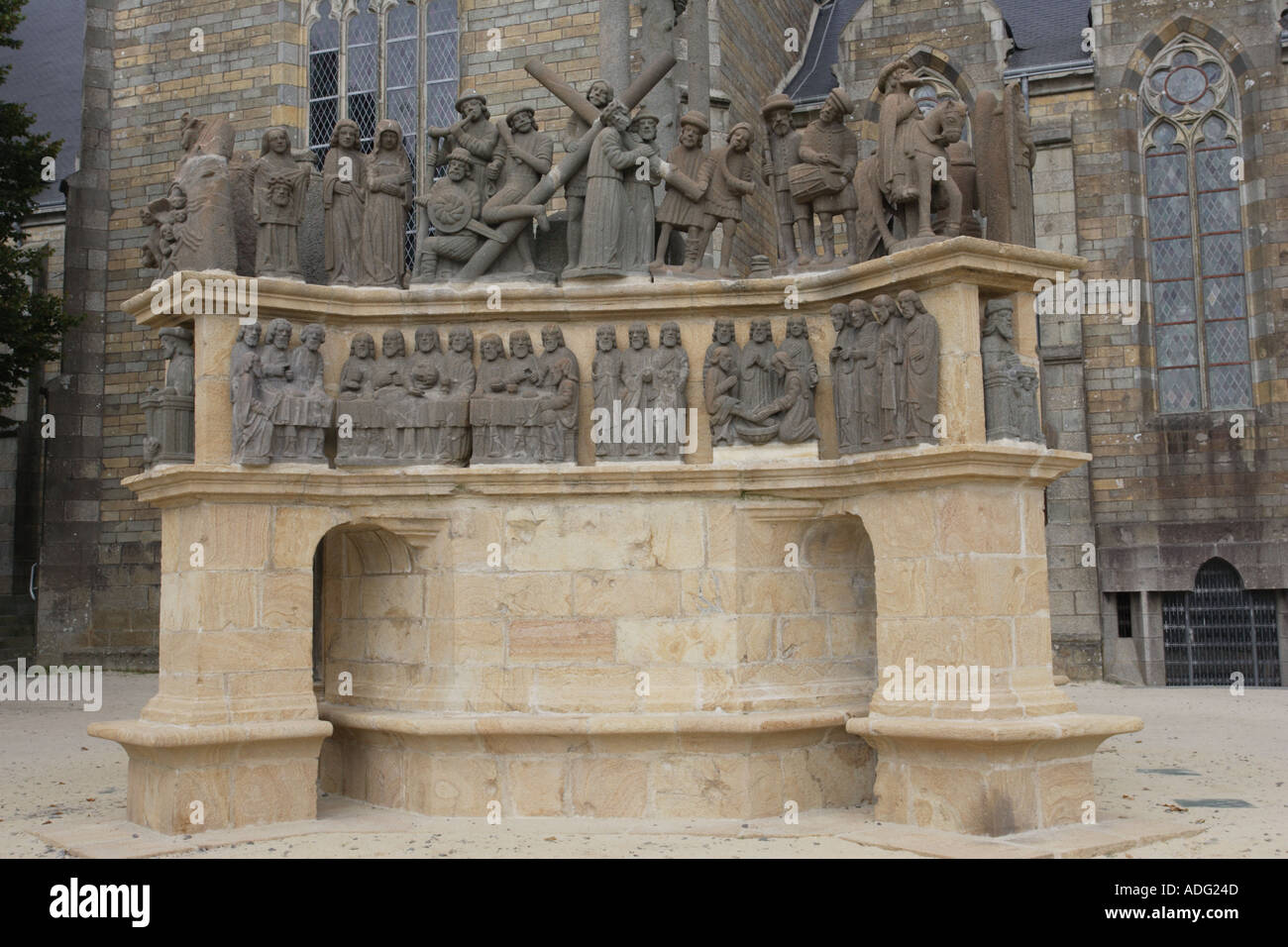 Calvary with scenes depicting life of Christ calvary rebuilt by USA ...