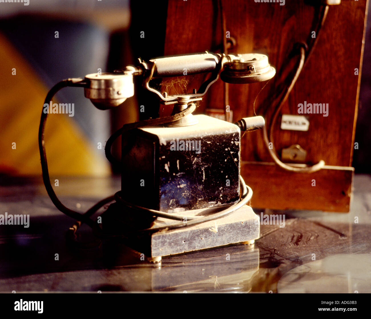 Antique telephone older pastime old fashioned blower cordless phone ...